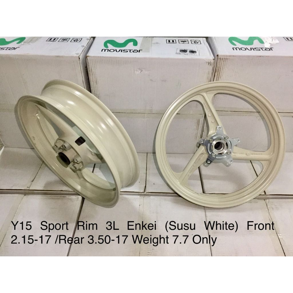 YAMAHA Y15 Y15ZR ENKEI DOCTOR 3 LEG SPORT RIM 3 KAKI 215 x 350 x 17 ...