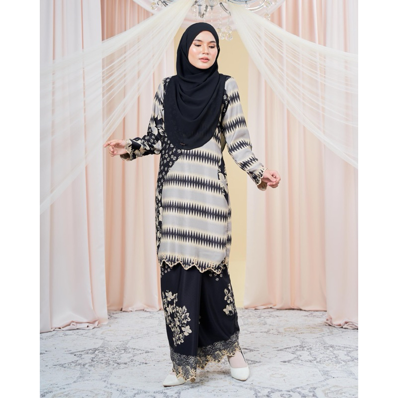 Baju Kurung Moden Batik Puteri Maya dan puteri Sari | Shopee Malaysia