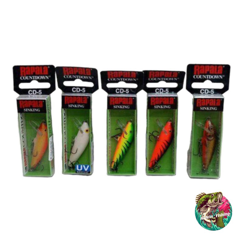 🎈🎈🎈RAPALA NEW DESIGN COUNTDOWN CD5/CD7 CASTING LURE🎈🎈🎈 | Shopee Malaysia