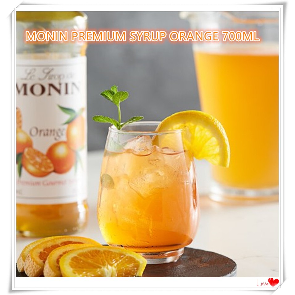 MONIN PREMIUM SYRUP ORANGE 700ML | Shopee Malaysia