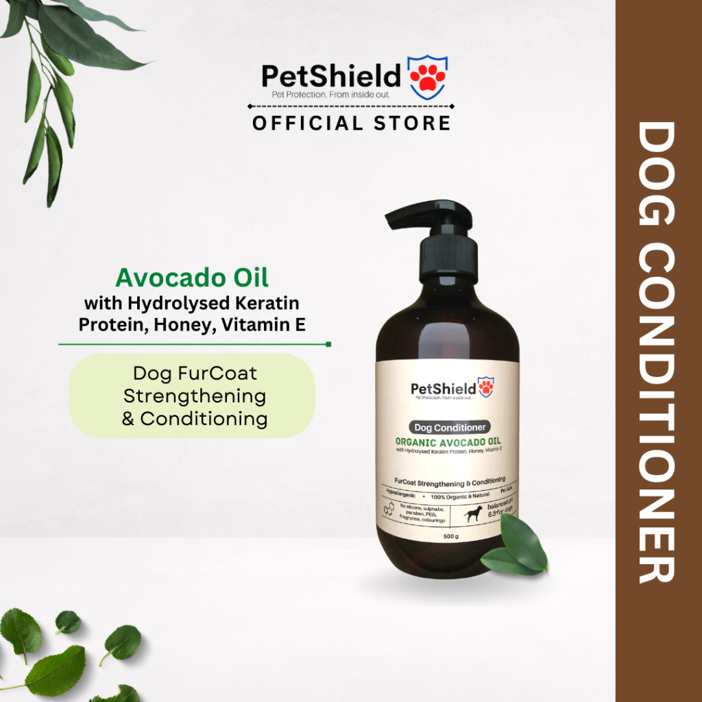 PetShield Dog Conditioner for Fur Loss, Leave-On, Silicone-Free, Pet ...