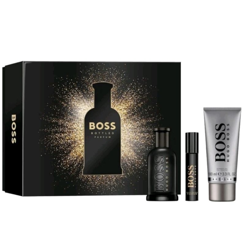 Boss Bottled Parfum 100ML Gift Set (ORIGINAL 100%) | Shopee Malaysia