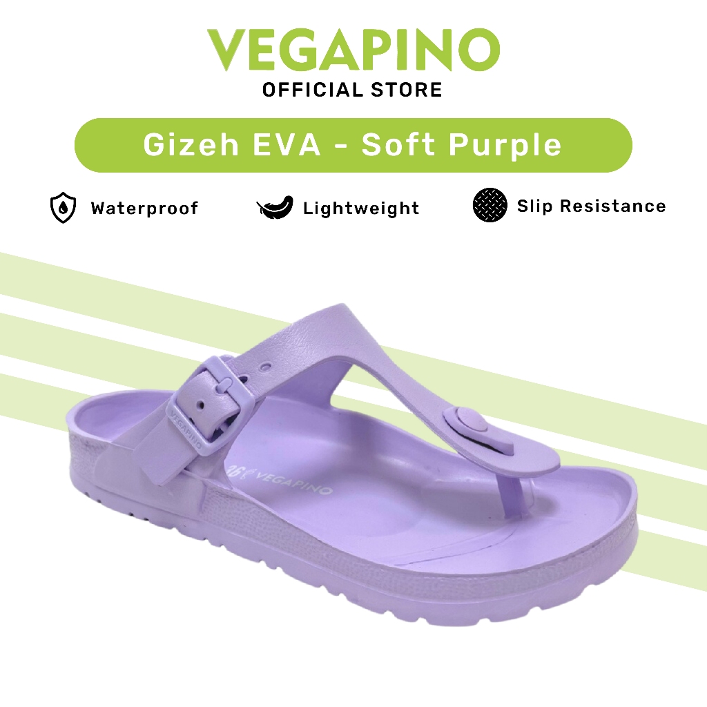 Vegapino Gizeh Eva Slipar Soft Purple Sandal For Women | Shopee Malaysia