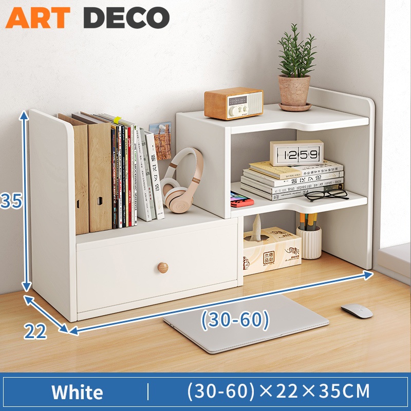 Desktop Rack Multifunctional Table Top Rack Rak Buku Desk Organizer ...