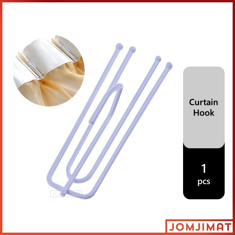 Curtain Pleat Hook 4 Prong Short Neck / Pleat Drapes Curtain Hook ...