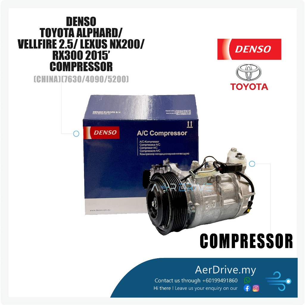 ORIGINAL DENSO CHINA TOYOTA ALPHARD/ VELLFIRE 2.5/ LEXUS NX200/ RX300 ...