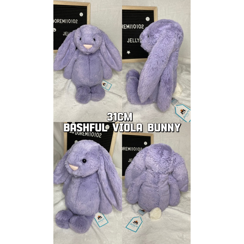 [READY STOCK] 100% Original Jellycat 31cm Bashful Viola Bunny | Shopee Malaysia
