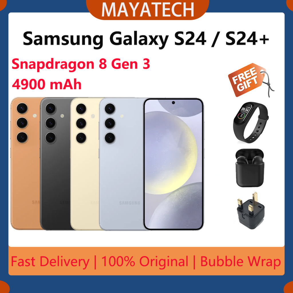 Samsung Galaxy S24 / Samsung Galaxy S24+ Snapdragon 8 Gen 3 && Exynos 2400 4900 mAh 45W wired ...