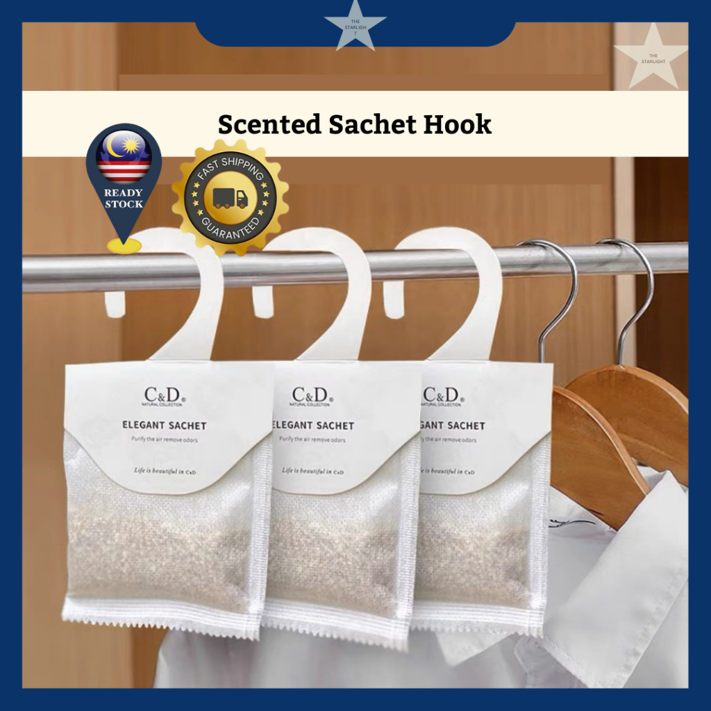 [Scented Sachet Hook] Natural Long-Lasting Wardrobe Hanging ...
