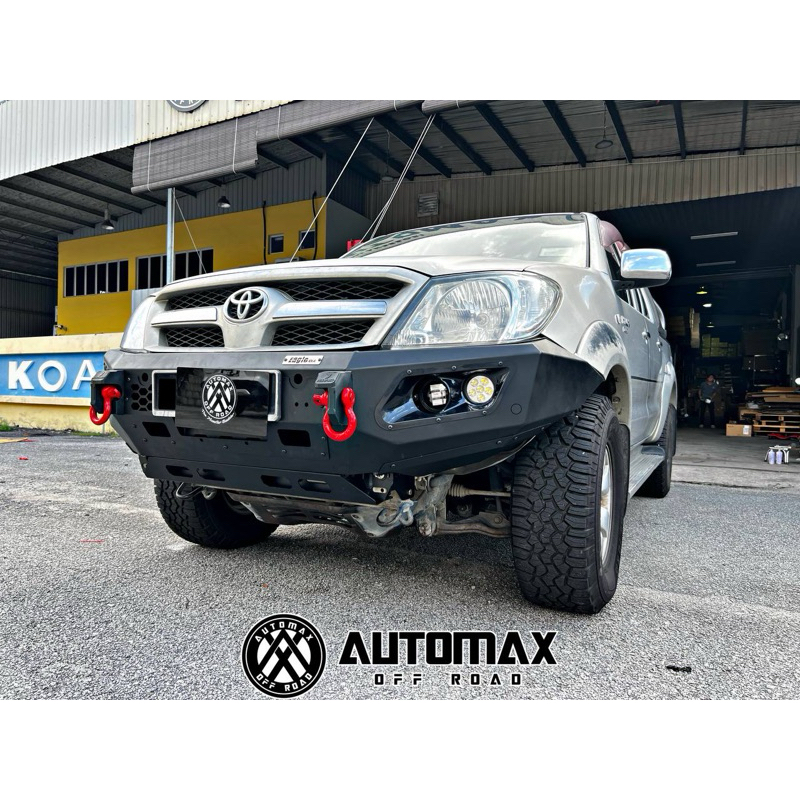 HM KING SERIES TOYOTA HILUX VIGO CHAM KUN25 KUN26 FRONT BULL BAR BUMPER ...