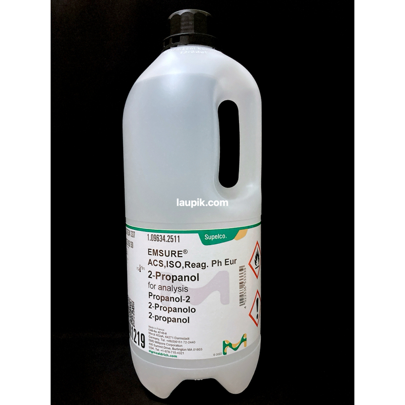 2-Propanol ( Isopropyl alcohol ) for analysis EMSURE® ACS, ISO, Reag. Ph Eur 2.5L / BTL MERCK ...