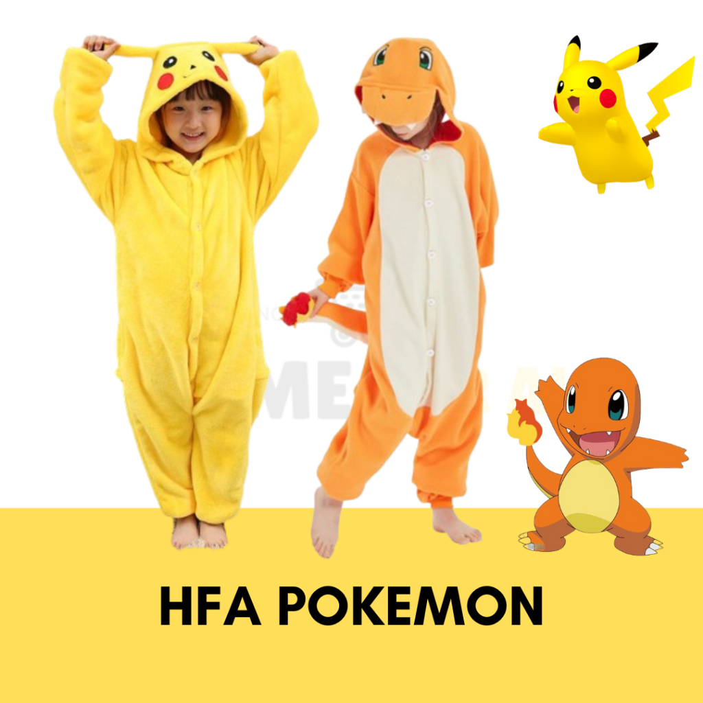 Kids Pokemon Japan Anime Cosplay Dress Up Costume Baju - Pokemon ...