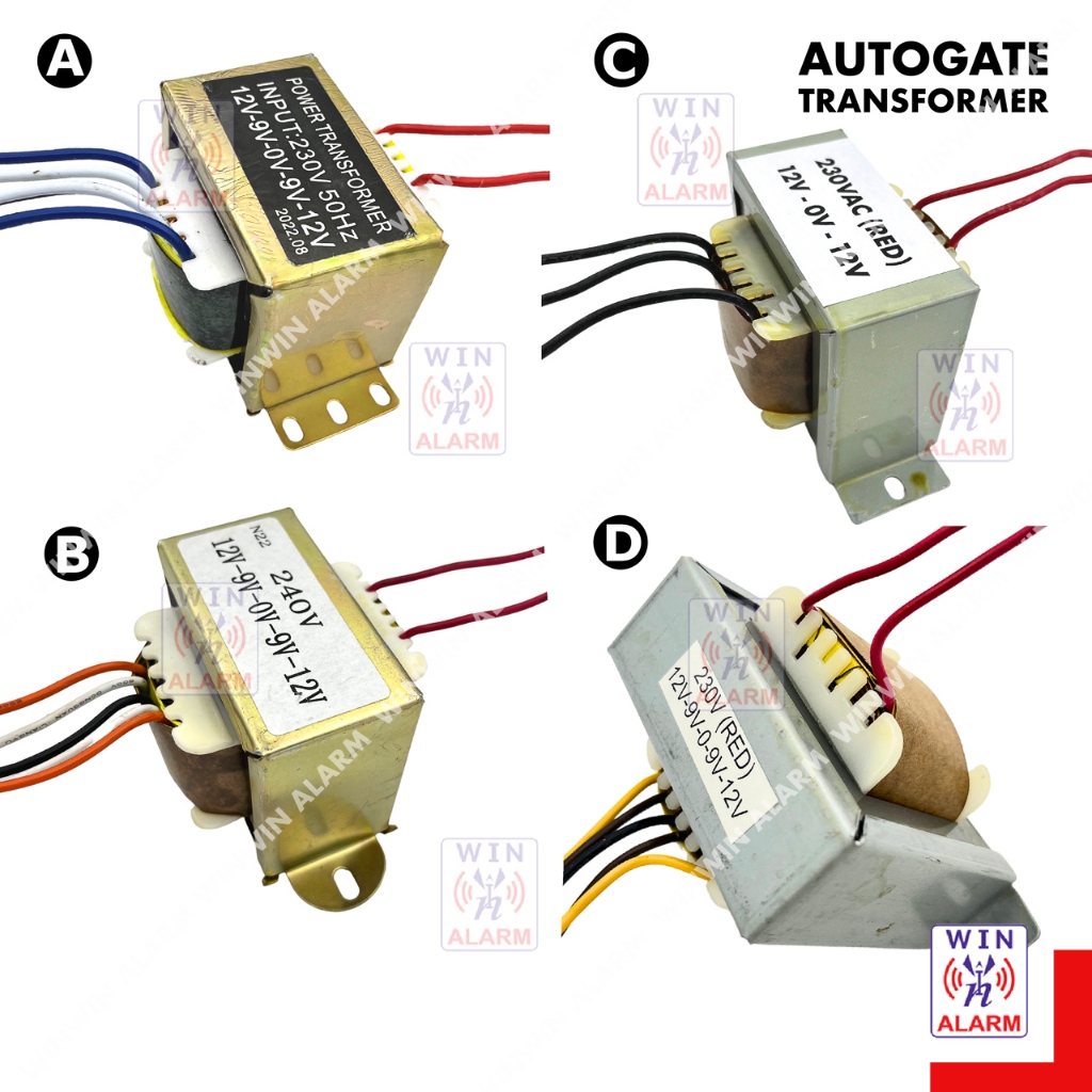 12V 9V 0V 9V 12V 230V 240V 3A POWER TRANSFORMER For autogate system ...