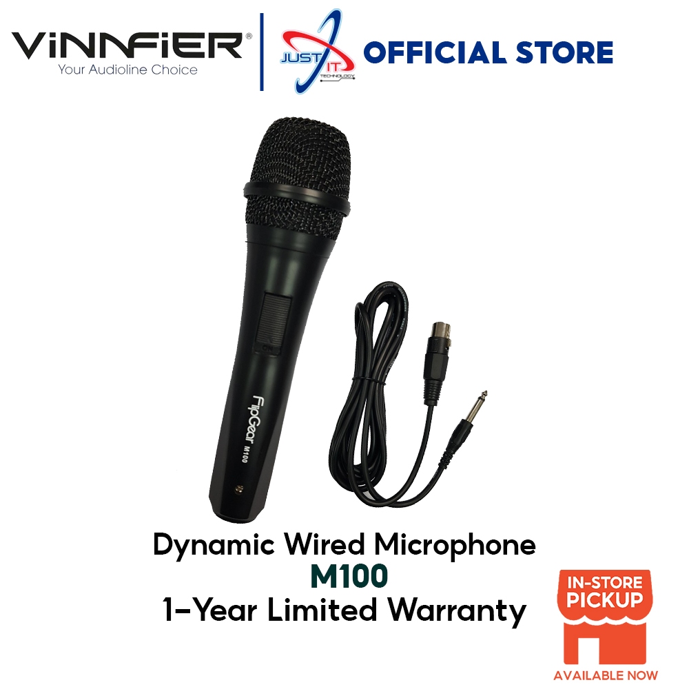 Vinnfier Dynamic Wired Microphone M100 | Shopee Malaysia