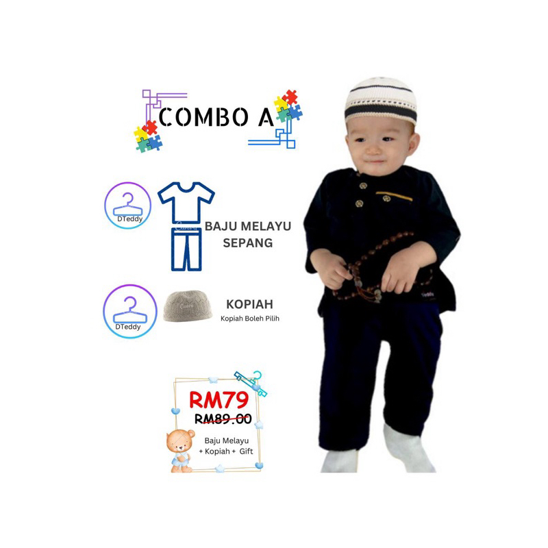 🌈COMBO A🌈 BAJU MELAYU RAYA EDREES 2024 😍 | Shopee Malaysia