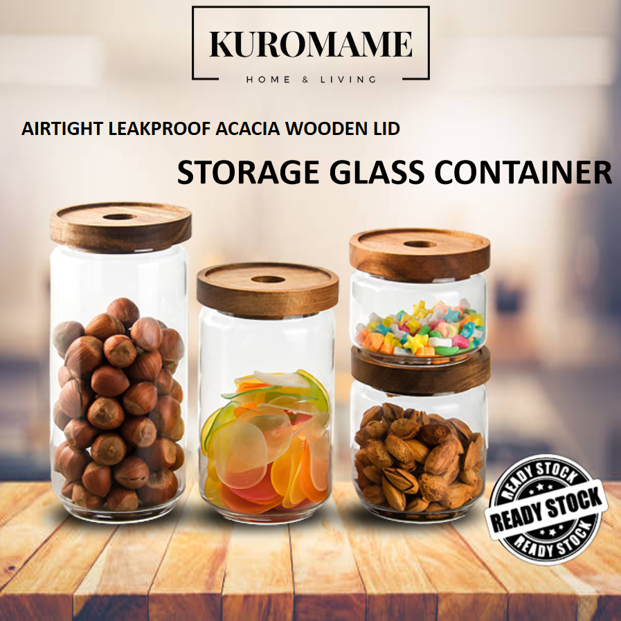 [CLEARANCE] Heat ResistanceStorage Containers Borosilicate Glass ...