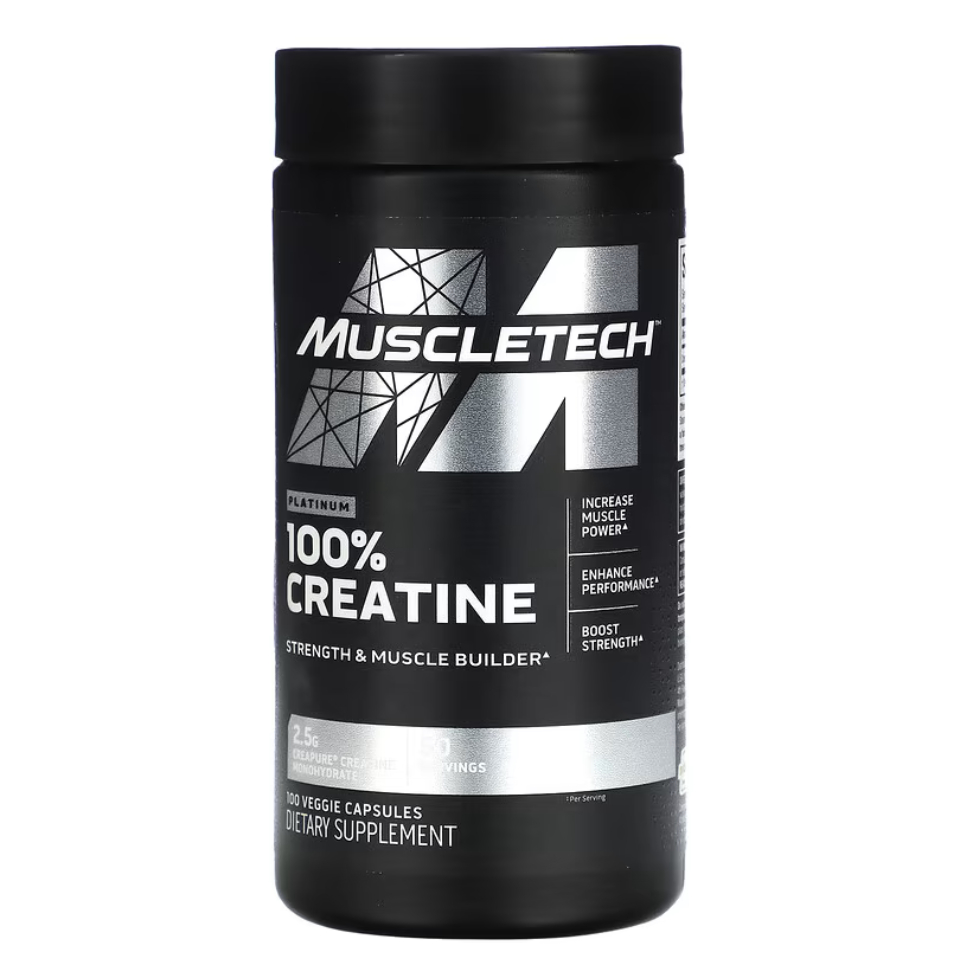 MuscleTech, Platinum 100% Creatine, MuscleTech Creatine, 100 Veggie ...