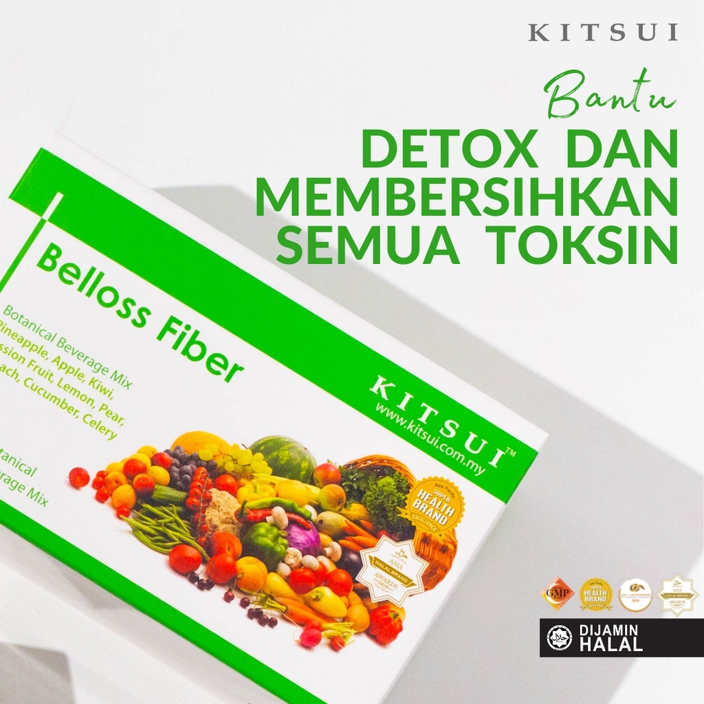 Kitsui Belloss Fiber (Belly Loss) 15g x 15 Sachet (EXP 12/26) | Shopee ...