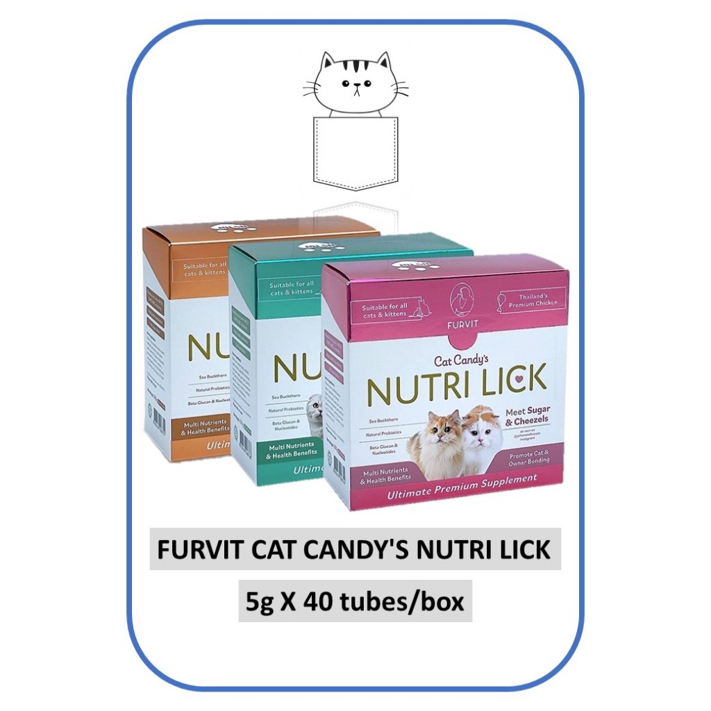 FREE SHIPPING‼️ FURVIT CAT CANDY NUTRI LICK | Shopee Malaysia