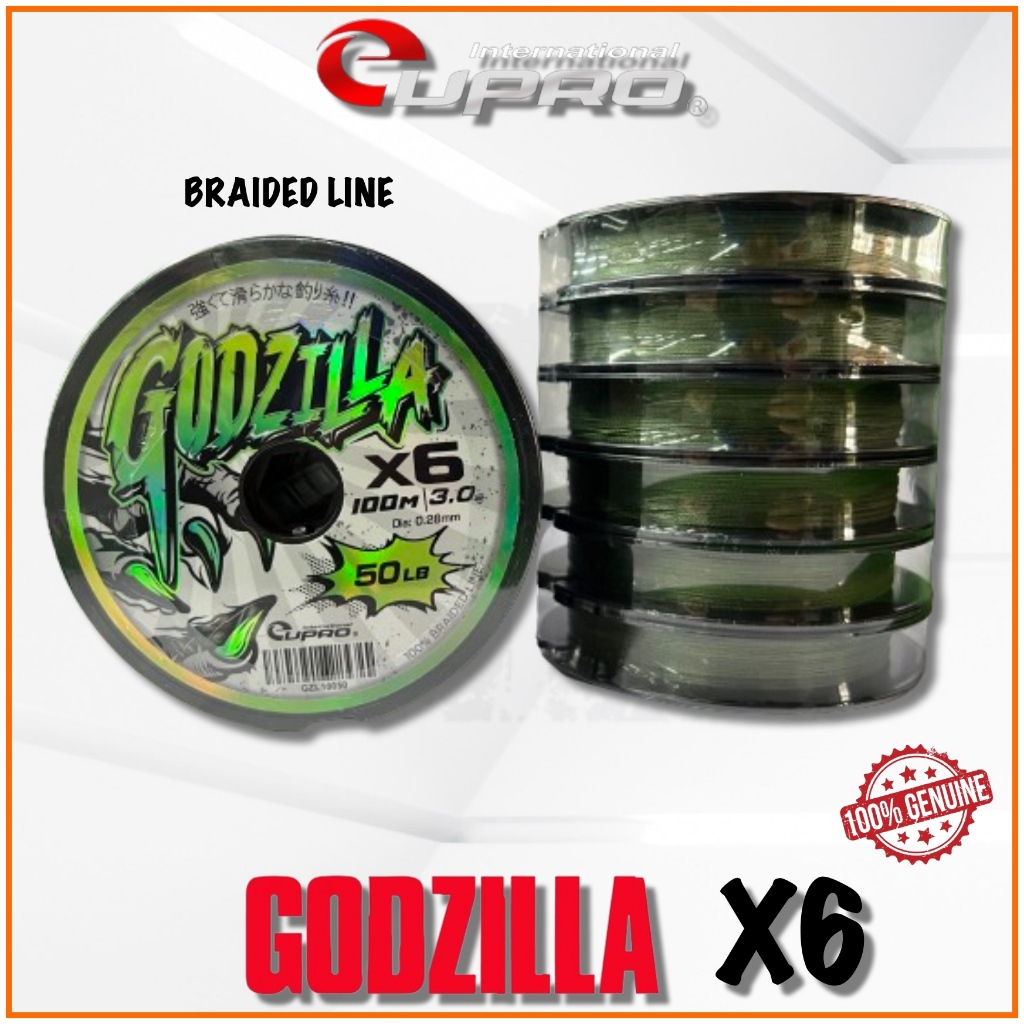 Eupro Godzilla X6 Braided Fishing Line (100m) | Shopee Malaysia