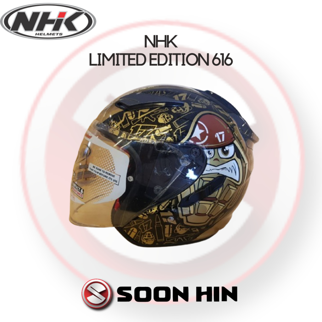 [ READY STOCK ] NHK HELMET LIMITED EDITION 616 Helmet Open Face ...
