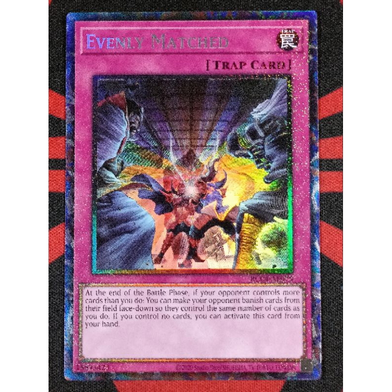 YUGIOH KONAMI RC04-AE075 "Evenly Matched" (Collector's Rare/Super Rare) | Shopee Malaysia