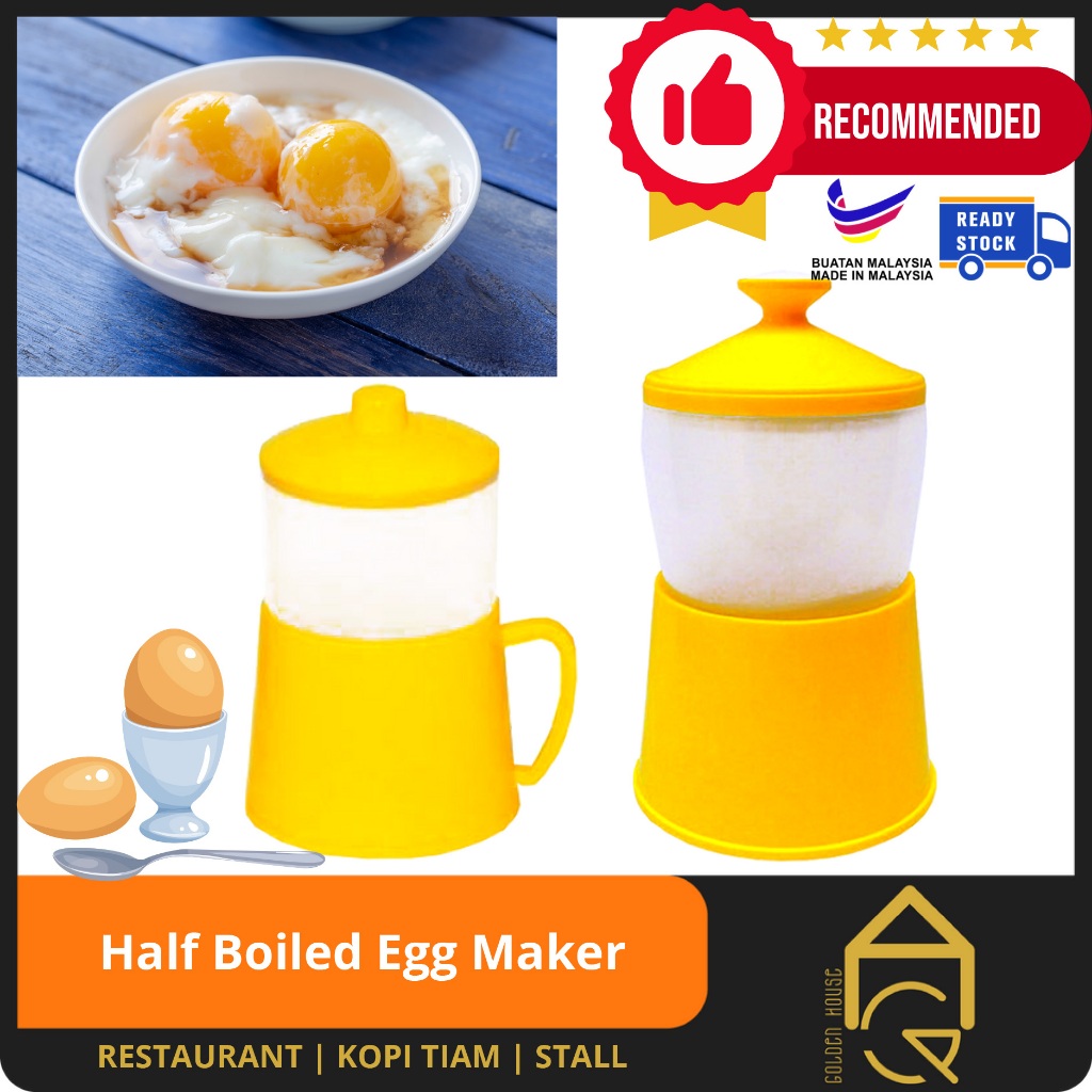 🔥𝗥𝗘𝗔𝗗𝗬 𝗦𝗧𝗢𝗖𝗞🔥Half Boiled Egg Maker / Bekas Telur Separuh Masak | Shopee Malaysia