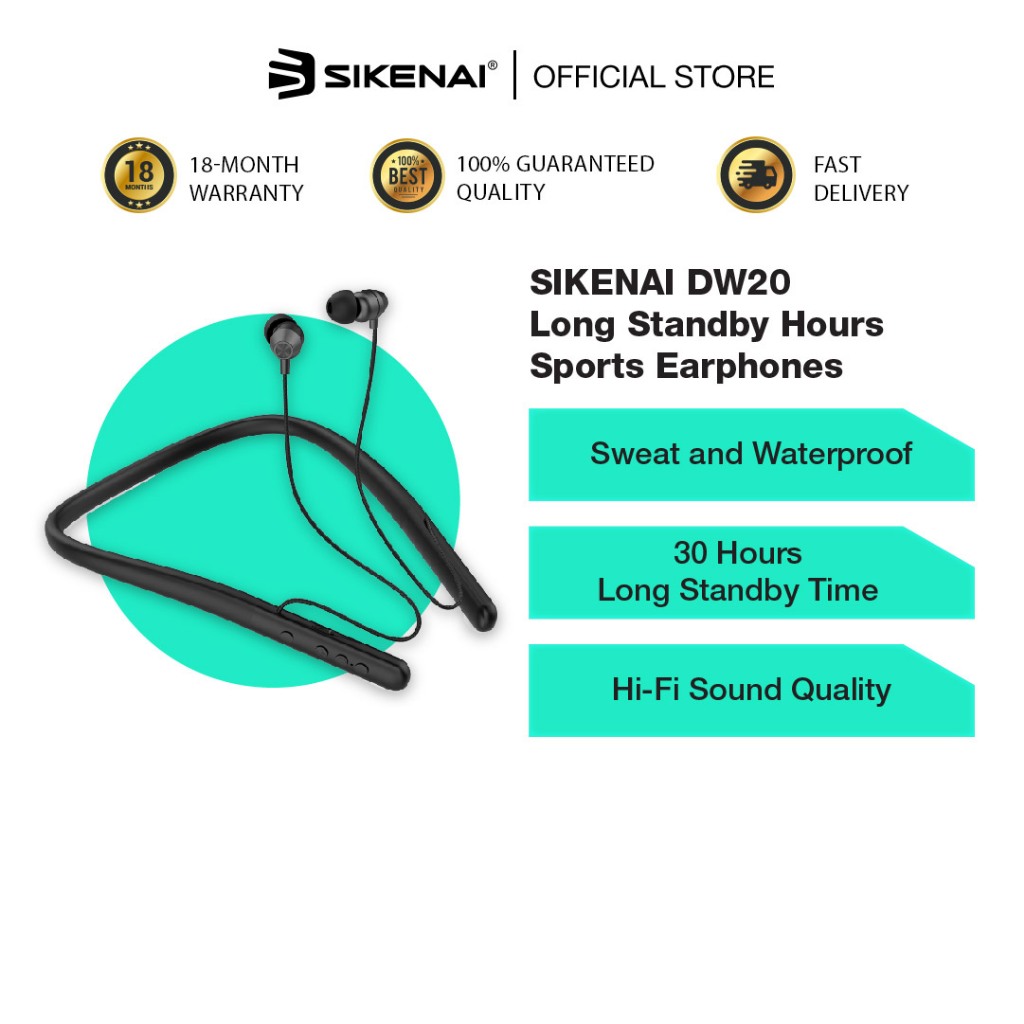SIKENAI DW20 Real Silicone Sports Bluetooth High Quality Sound HIFI 30 ...