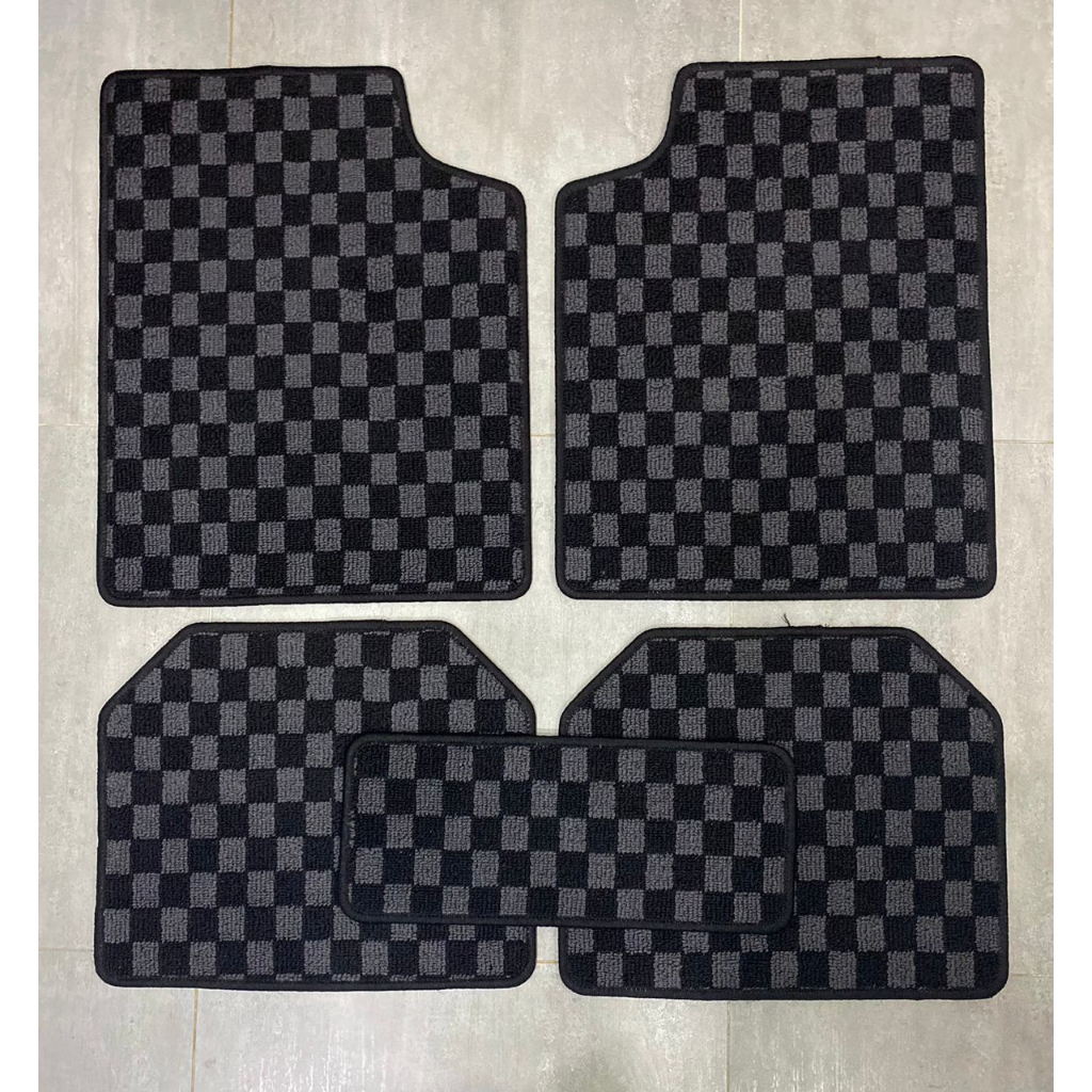 5pcs HONDA CITY 2014 2019 CARPET Full Seat Checkmate Carpet Dadu Karpet ...