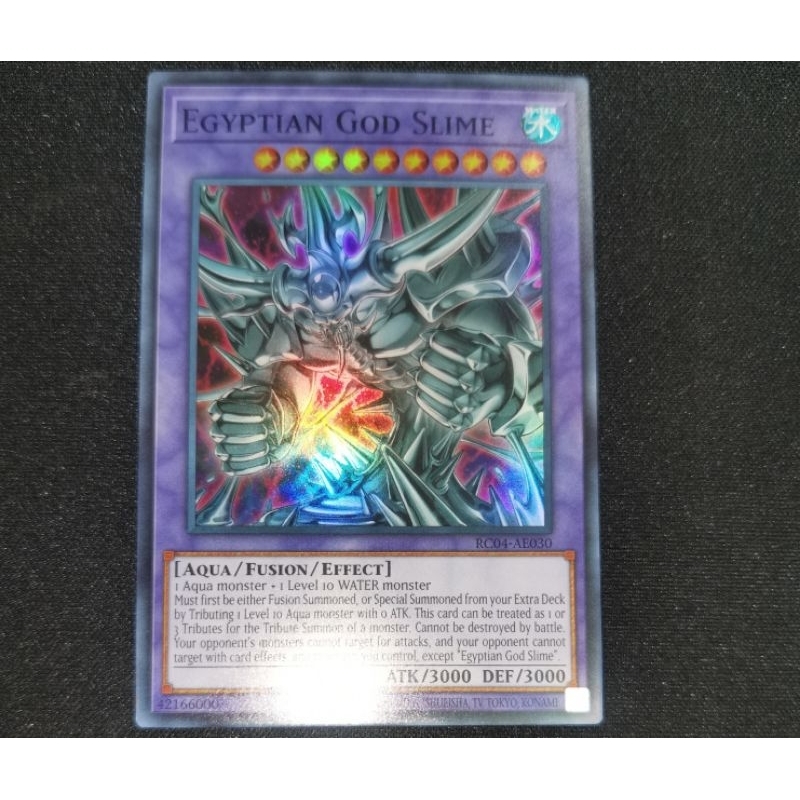 YUGIOH RC04-AE030 Egyptian God Slime[SR/UTR][OCG ASIA ENGLISH] | Shopee ...