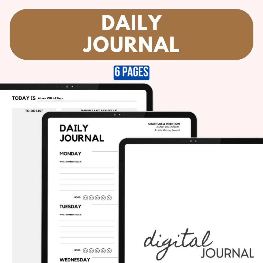 🔥INSTANT🔥 Digital Daily Journal Bundle Journal Book Journaling Journal ...