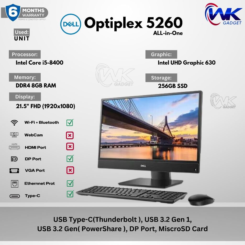 Offer Price!!! Intel Core i-5 8th Gen | All in one [8GB - UPTO 512GB ...