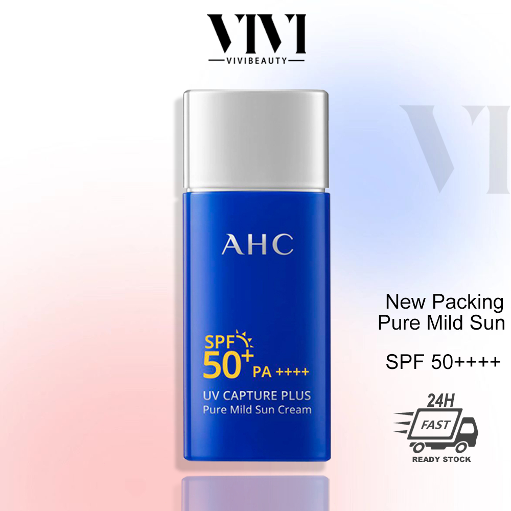 6.6 SALE🔥AHC UV Capture Plus Pure Mild Sun Cream 50ml,AHC PF50+ PA+ ...