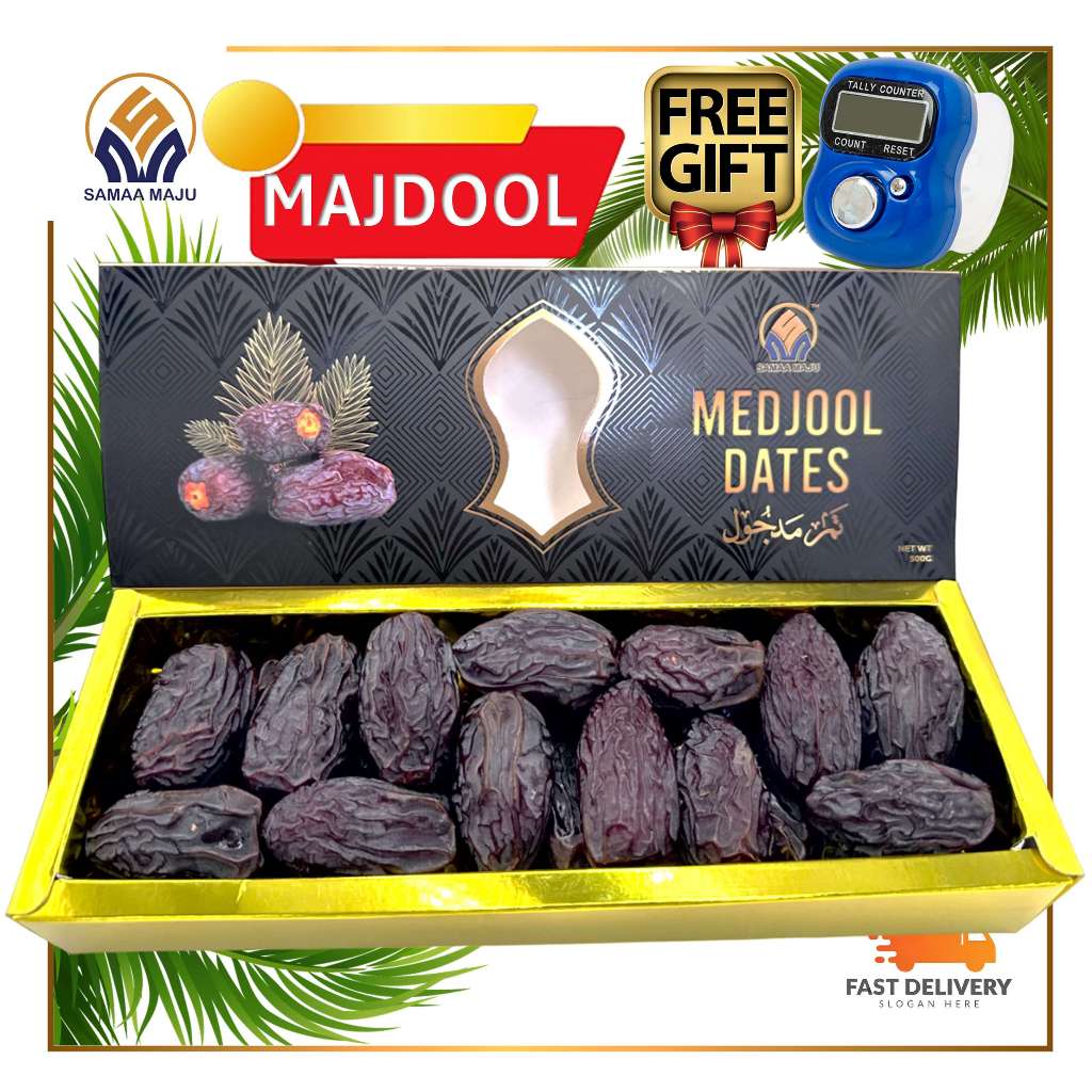 Kurma Hadiah Box Ajwa , Mariami , safawi , mabroom , sukkari , medjool ...