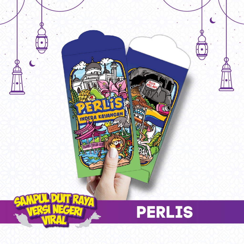 Sampul Duit Raya 2024 1 PACK (10PCS) 15 Design EXCLUSIVE Kartun Negeri ...