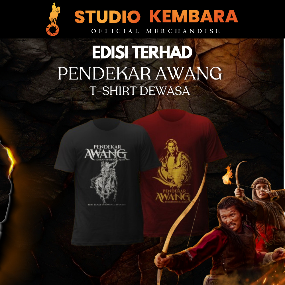 Studio Kembara | T-SHIRT PENDEKAR AWANG | Eksklusif Filem Pendekar ...