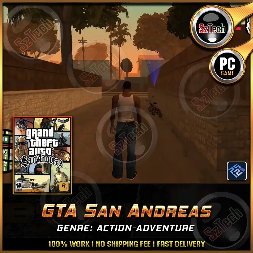 GTA San Andreas PS2 EMU [ PC/Laptop GAME] 🔥Offline Games🔥GTA San ...