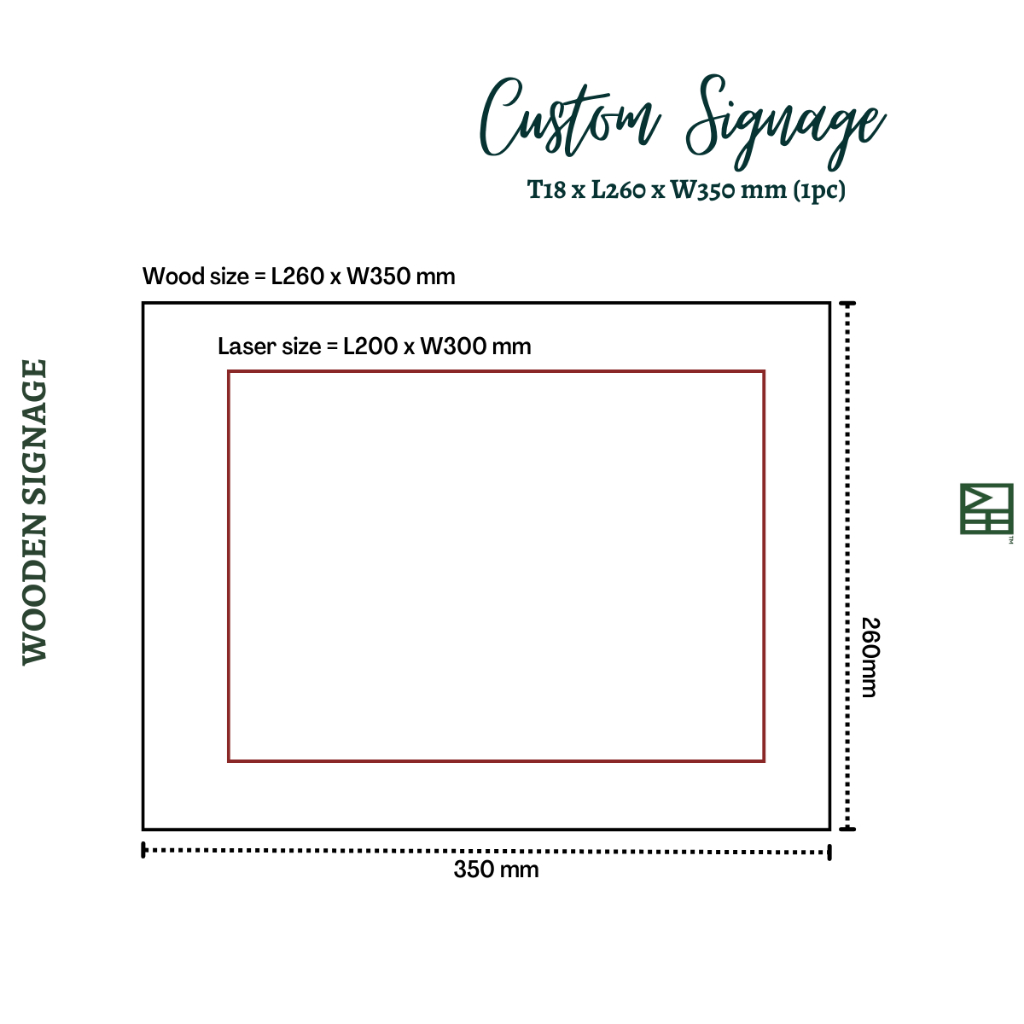 Wee Signature - Wooden Signage Rubber Wood |Open Closed Sign | Door ...