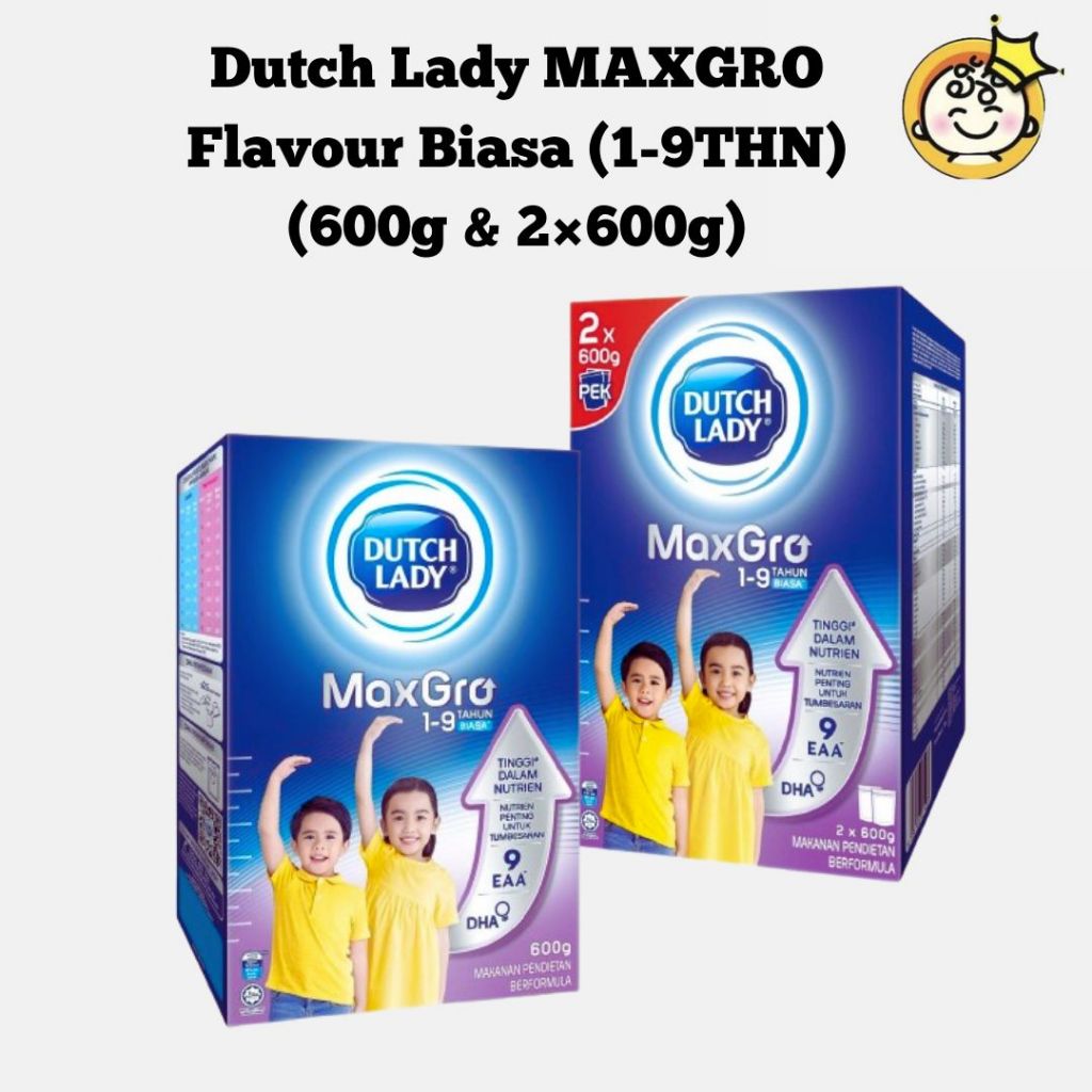 DUTCH LADY MAXGRO 1-9 TAHUN (600G & 2x600G) | Shopee Malaysia