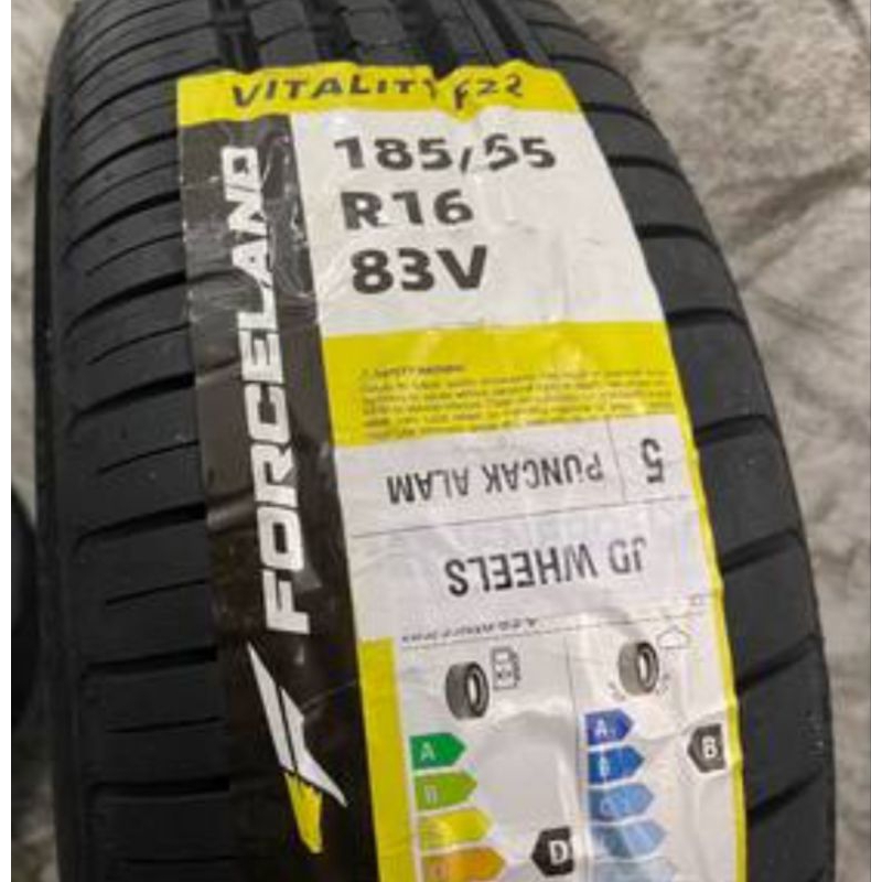 185/55/16 Forceland 23Y We Sell Quality Tyre Only | Shopee Malaysia