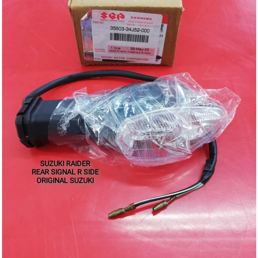 SUZUKI RAIDER REAR SIGNAL LH/RH ORIGINAL SUZUKI | Shopee Malaysia