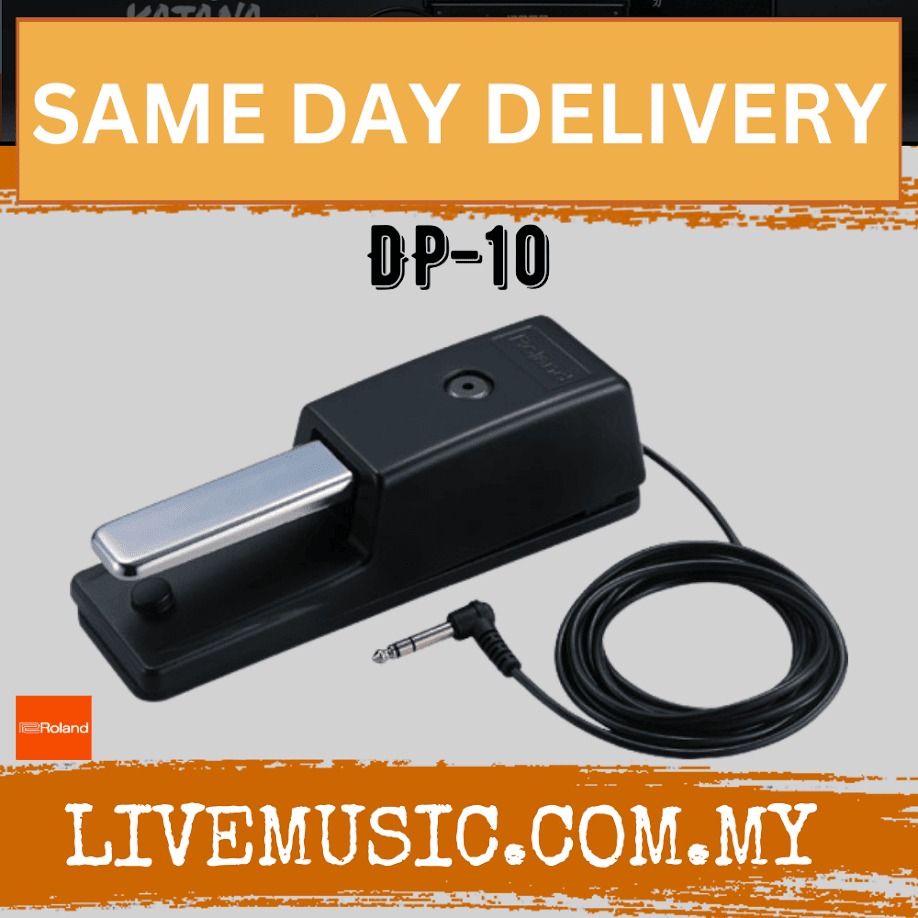 Roland DP-10 Keyboard/Piano Damper Pedal (DP10) | Shopee Malaysia