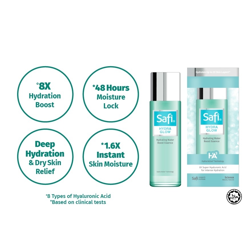 Safi Hydra Glow Skincare (Cleanser/Essence/Serum/Moisturiser) | Shopee ...