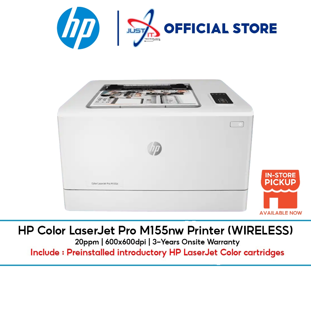 HP Color LaserJet Pro M155a (USB) / M155NW (WIRELESS) PRINTER | Shopee ...