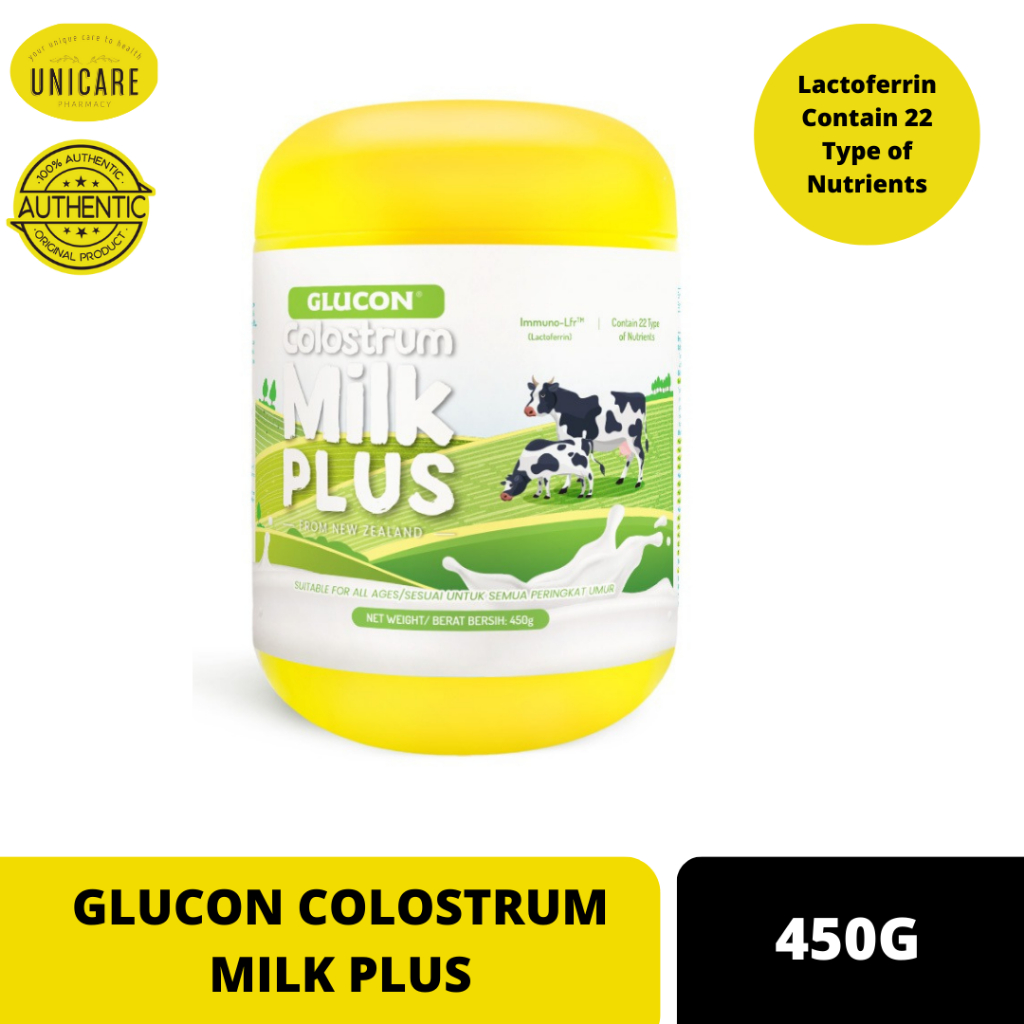 GLUCON COLOSTRUM MILK PLUS 450G | Shopee Malaysia