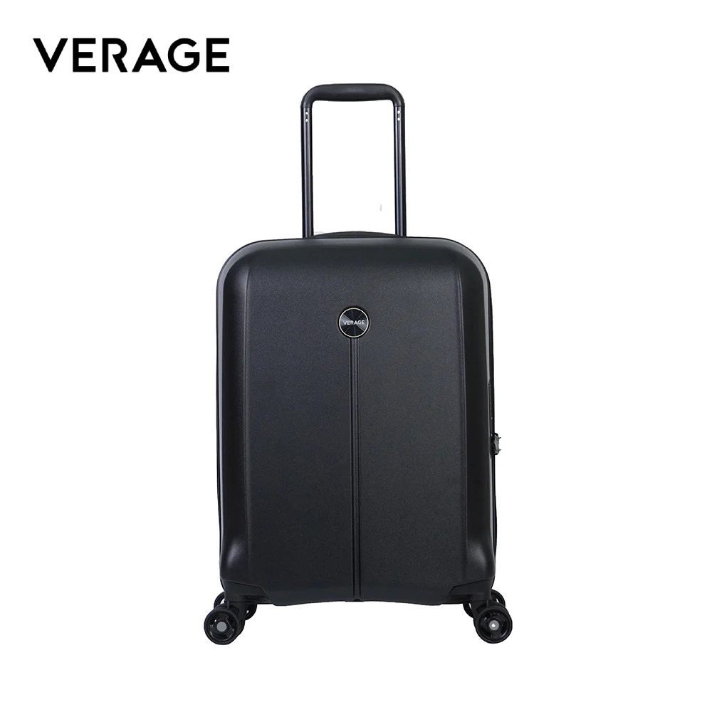 Verage Houston ABS-PC Anti-Bacterial Anti-Theft 24 inch Double Coil Zipper Hard Spinner Case ...