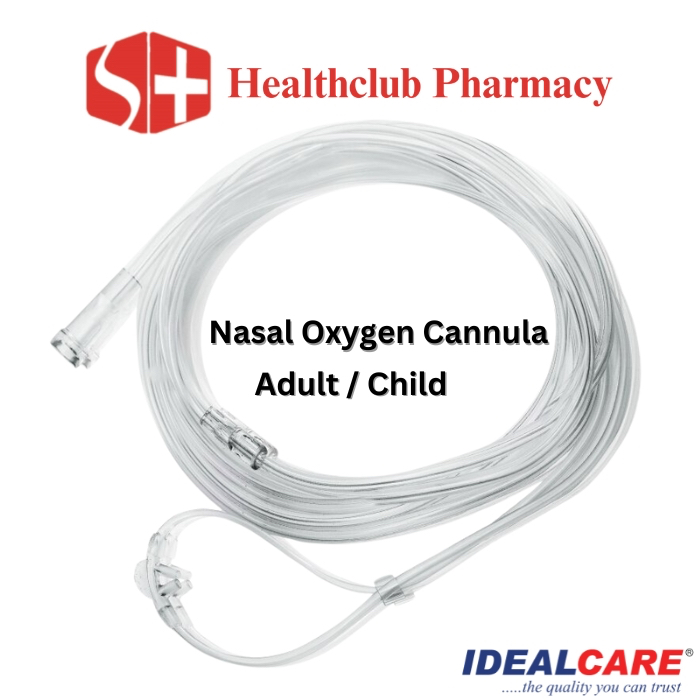 IDEALCARE Nasal Oxygen Cannula (Adult/Child) (MDA Approved) | Shopee ...