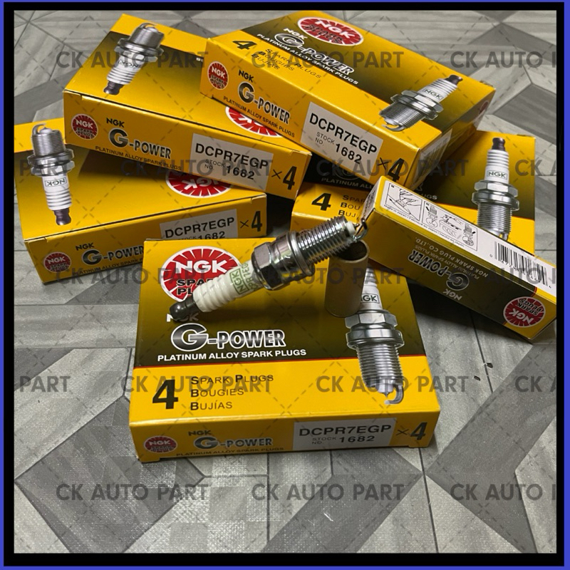 (100% ORIGINAL) NGK 1682 G-Power Platinum Alloy Spark Plugs For Myvi ...