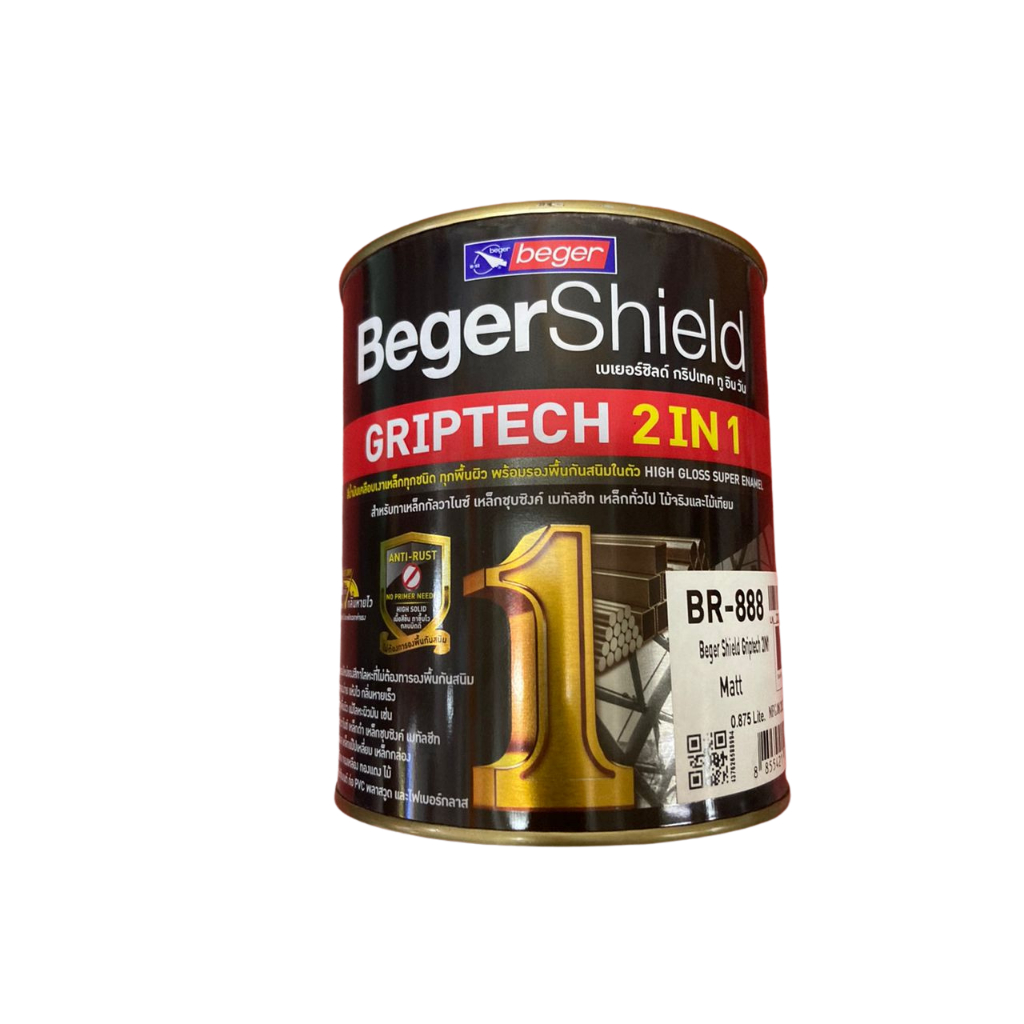 BEGERSHIELD GRIPTECH 2 IN 1// GLOSS GUARD SANCORA PAINT CAT PINTU WARNA HITAM DAN DARK GREY ...
