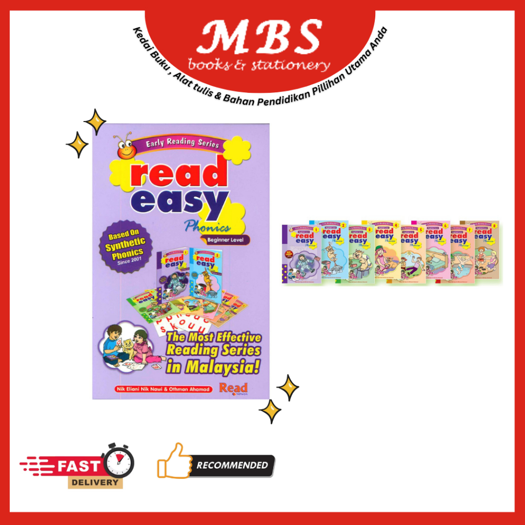 READNETWORK Early Reading Series READ EASY PHONICS Beginner Level (8 ...